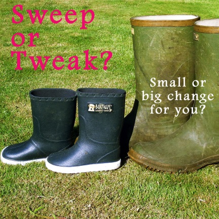 Sweep or tweak? Find out which kind of change is right for you. - Live ...